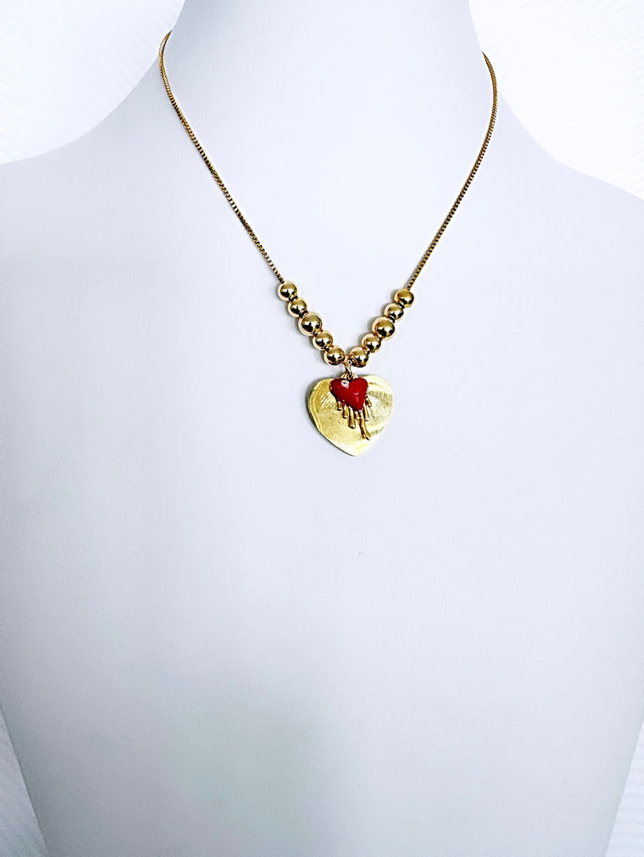 Red heart chain – LIZET MIRO DESIGN